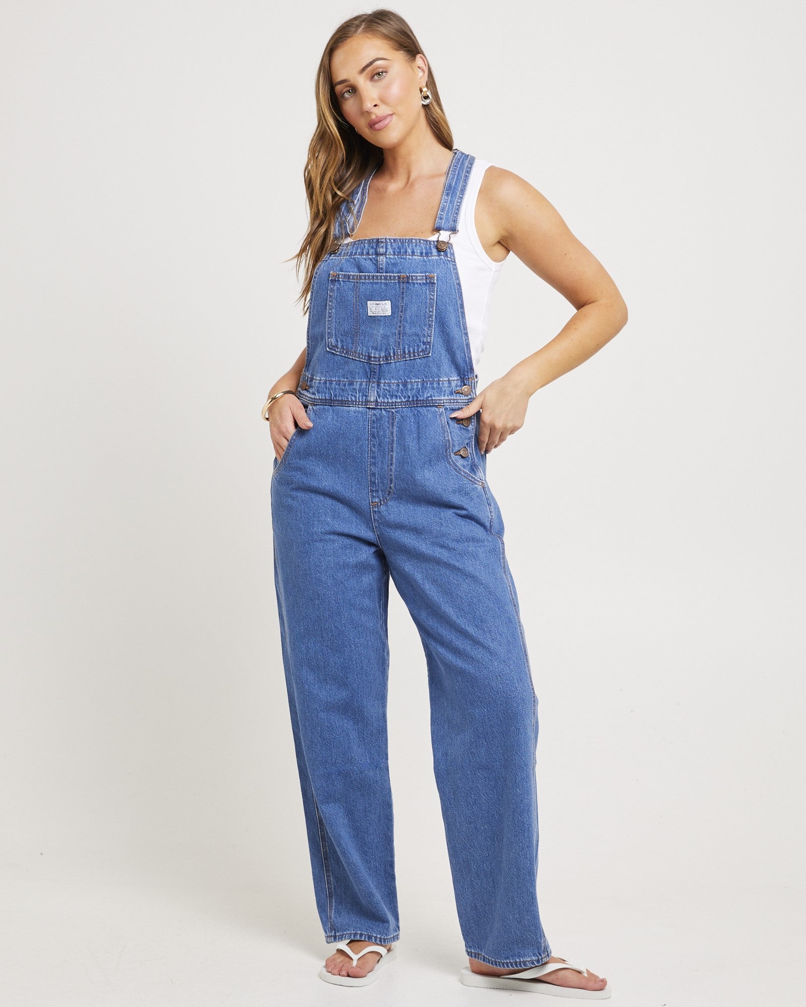 Vintage Overalls What A Delight Blue – General Pants Co.