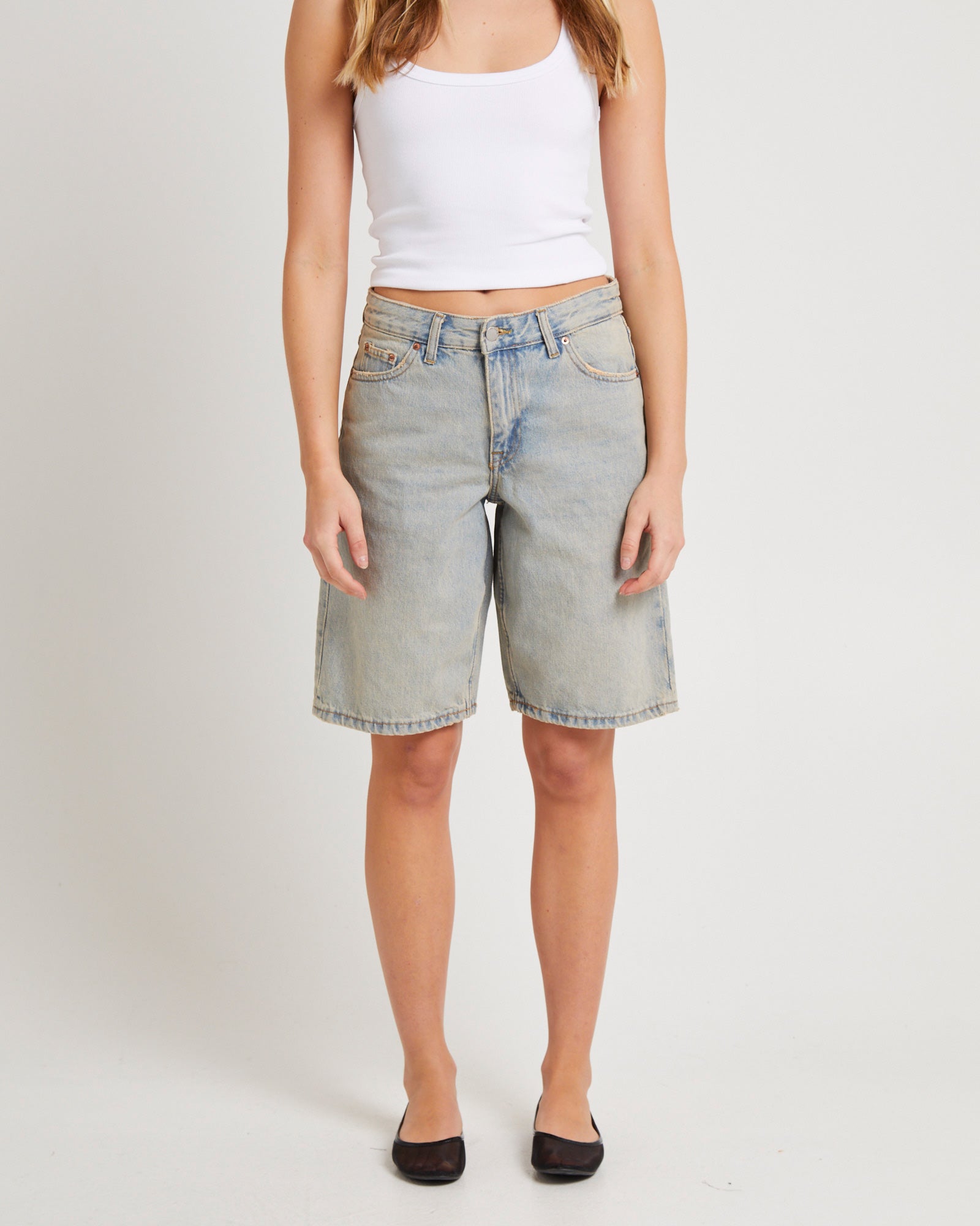 Lea Denim Jorts – General Pants Co.
